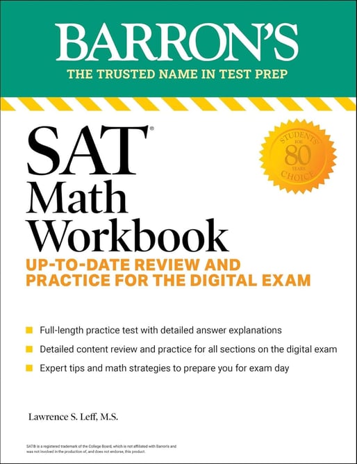 Best SAT Math Prep Books (2024): Expert Reviews · PrepScholar