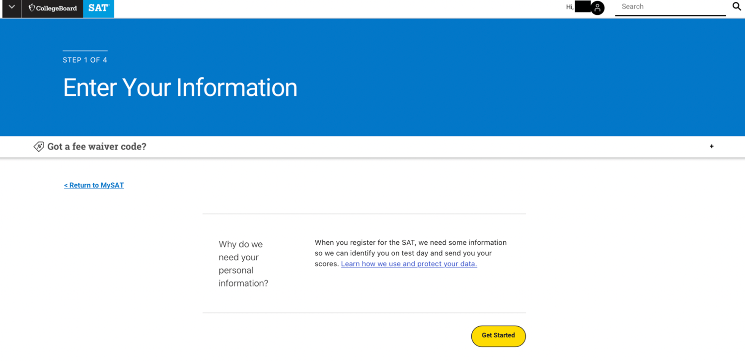Step-by-Step Guide With Pictures: SAT Registration · PrepScholar