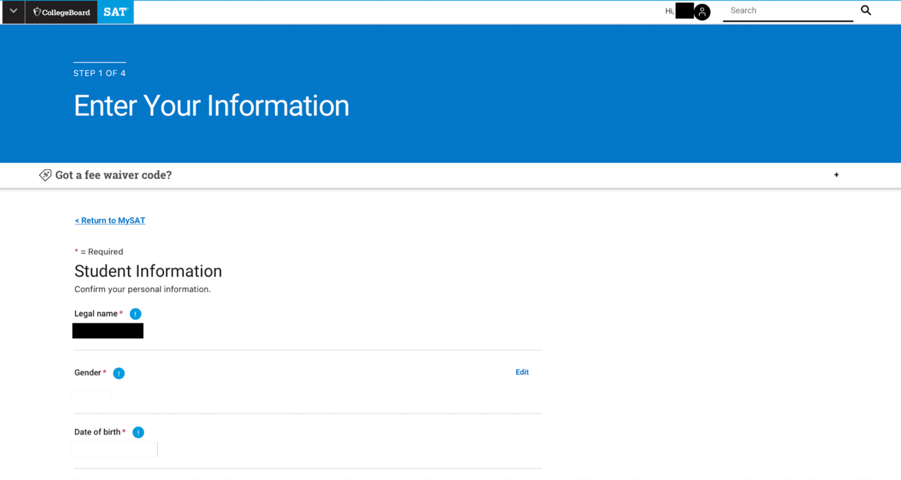 Step-by-Step Guide With Pictures: SAT Registration · PrepScholar