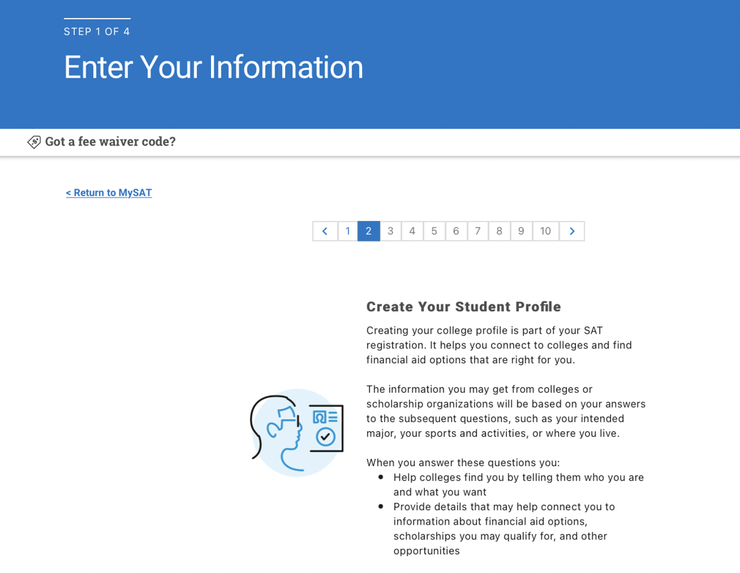 Step-by-Step Guide With Pictures: SAT Registration · PrepScholar