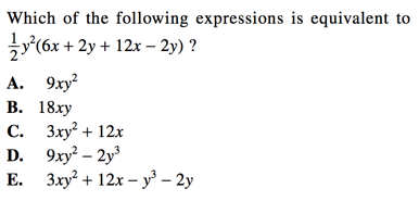 Algebraic Operations on ACT Math: Strategies and Formulas