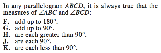 Polygons on ACT Math: Geometry Formulas and Strategies