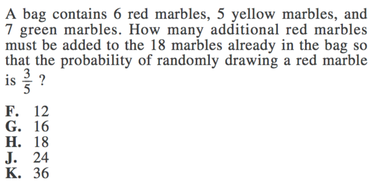 Probability Questions on ACT Math: Strategies and Practice