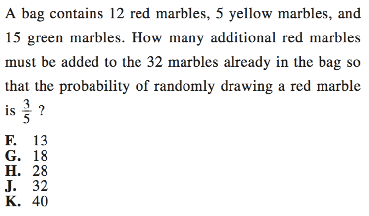 Probability Questions on ACT Math: Strategies and Practice