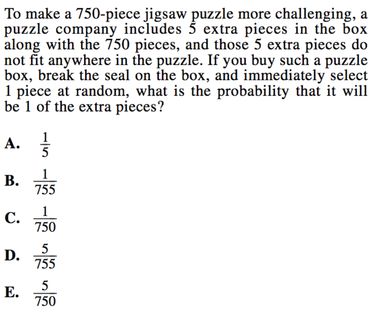 Probability Questions on ACT Math: Strategies and Practice
