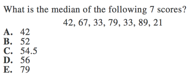 Statistics on ACT Math: Strategies for Mean, Medium, Mode