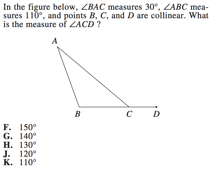 Triangles on ACT Math: Geometry Guide and Practice Problems