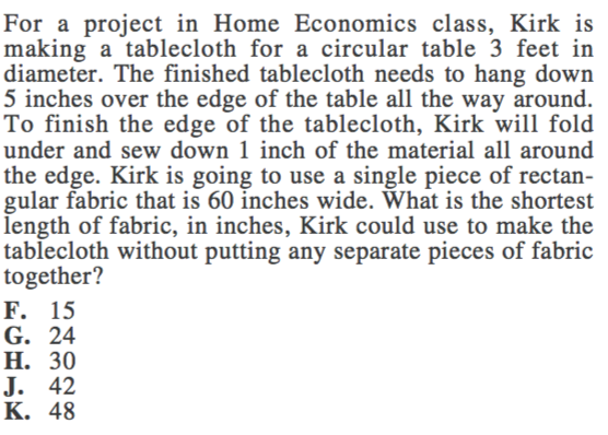 Circles on ACT Math: Geometry Formulas and Strategies