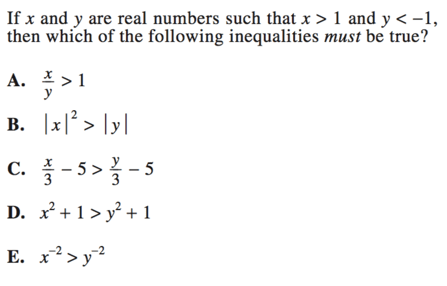 Inequalities on ACT Math: Strategies and Practice