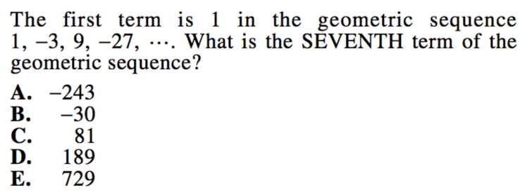 Sequences on ACT Math: Strategy Guide and Review