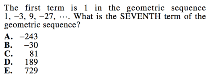 Sequences on ACT Math: Strategy Guide and Review