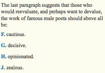 Vocab In Context Questions and Strategies for ACT Reading