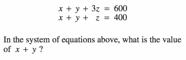 Systems of Equations in SAT Math: Algebra Prep and Practice