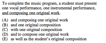 Parallelism for SAT Writing: Tips and Practice · PrepScholar