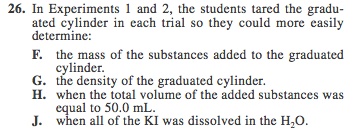 Experimental Design Questions in ACT Science · PrepScholar