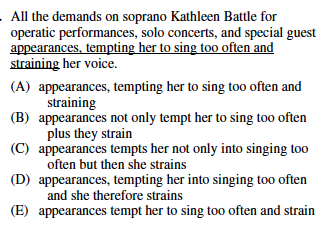 Strategies for Improving Sentences on SAT Writing