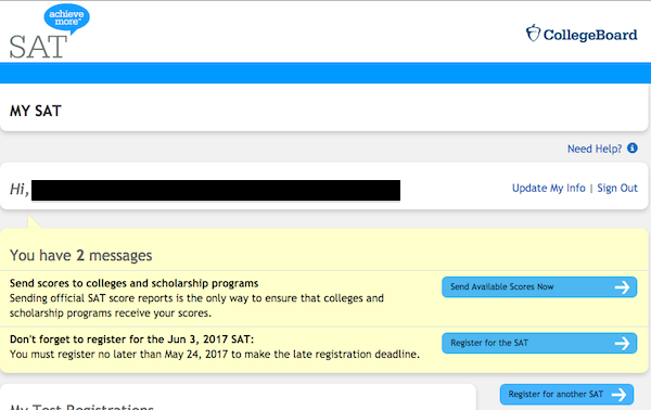 Step-by-Step Guide With Pictures: SAT Registration