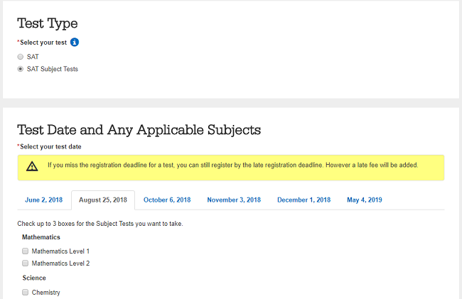 How to Register for SAT Subject Tests: Step-by-Step Guide