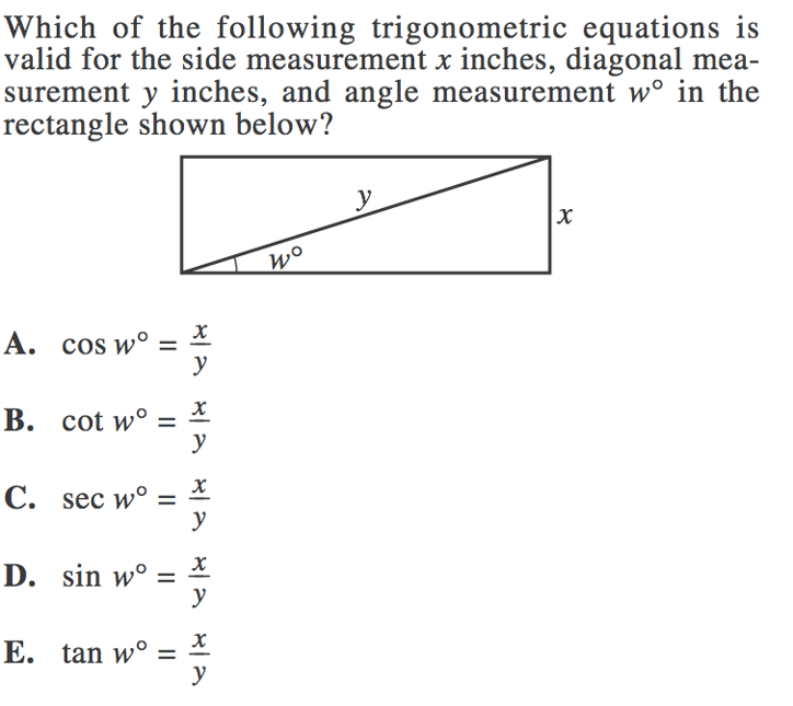 ACT Trigonometry: The Complete Guide · PrepScholar