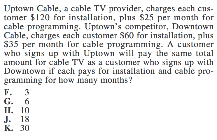 Single Variable Equations in Algebra: ACT Math Strategies