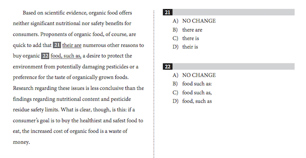What's Tested on the SAT Writing Section? Grammar + Questions