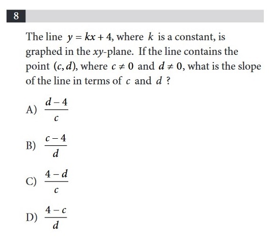 Lines and Slopes in SAT Math: Geometry Strategies