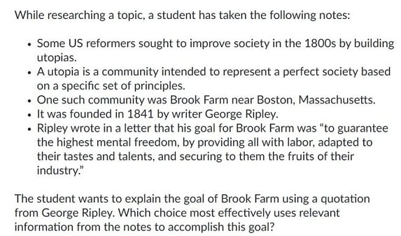 SAT Sample Questions: Every Question Type Explained · PrepScholar