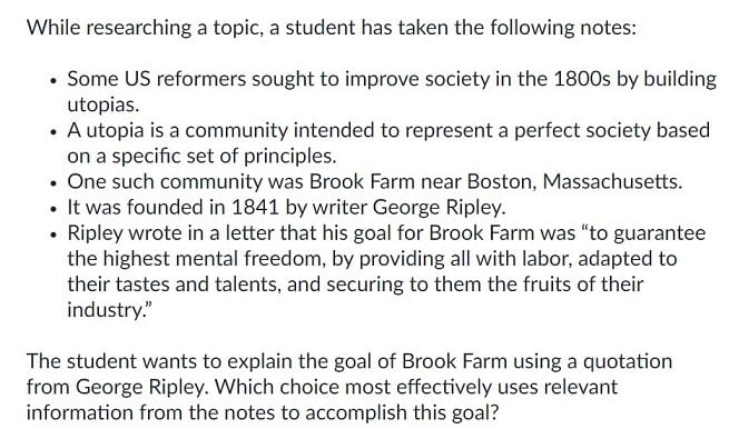 SAT Sample Questions: Every Question Type Explained · PrepScholar